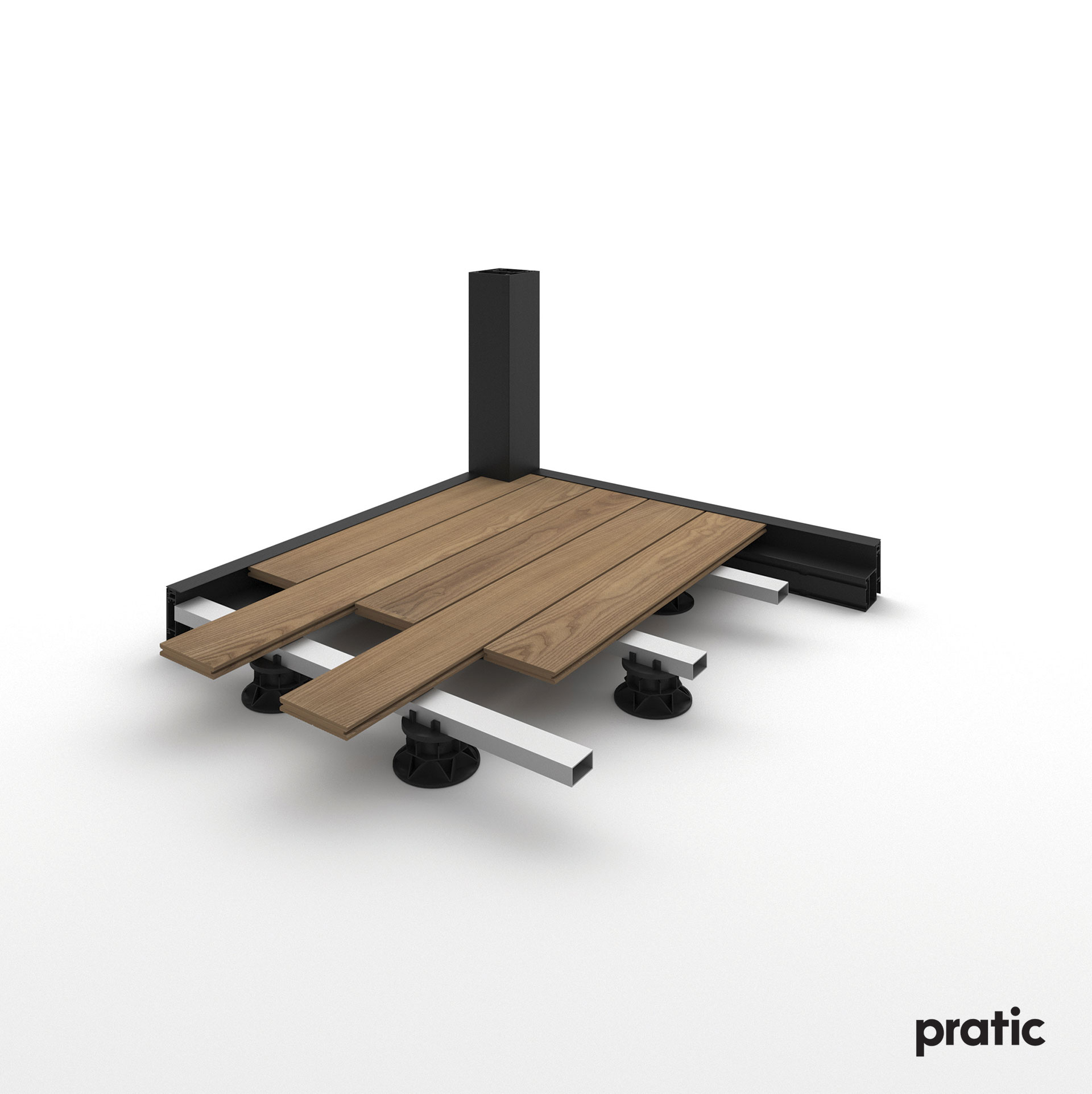 Pratic SET Floor | Modular Outdoor Flooring for Pergola's